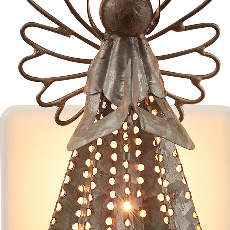 Park Designs Galvanized Angel Night Light | Wayfair
